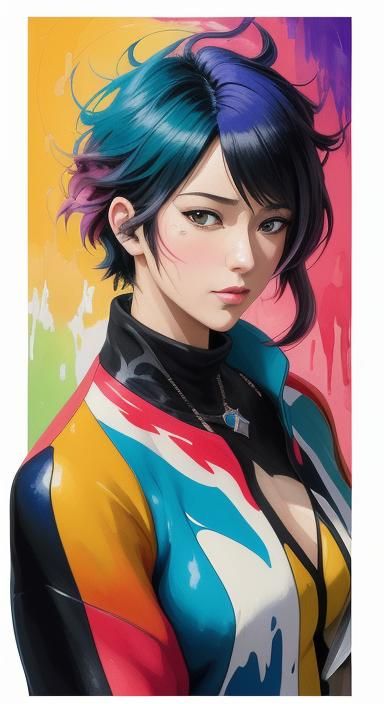 A butterfly, a detailed painting by Hirohiko Araki, featured on pixiv, analytical art, detailed ...