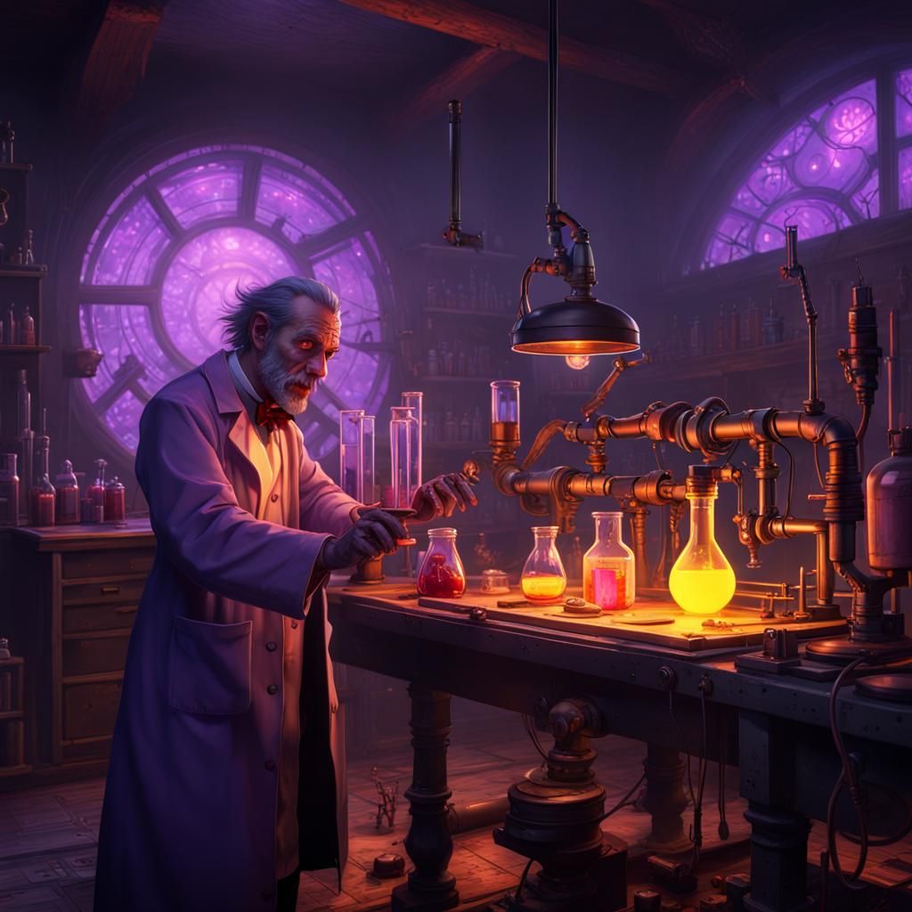 the haunted lab - AI Generated Artwork - NightCafe Creator