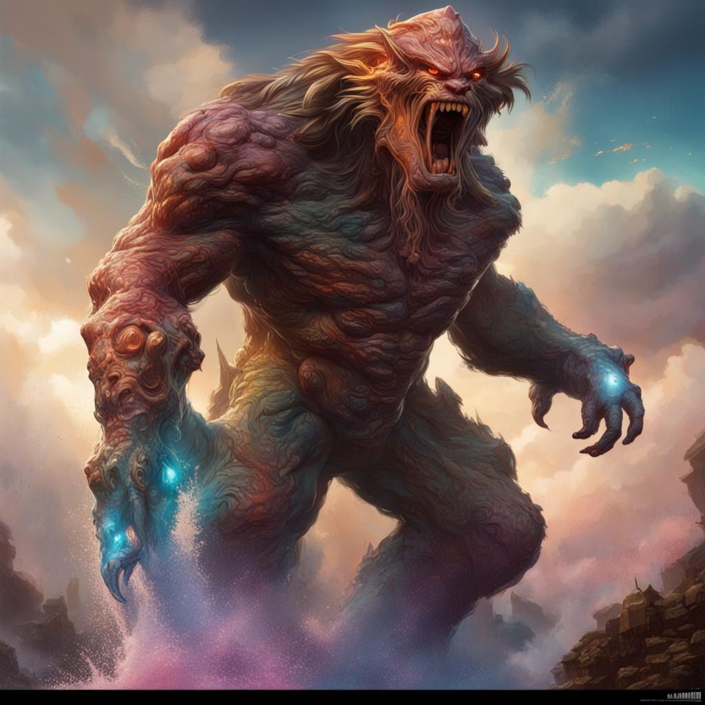 A Genesis Six Giant - AI Generated Artwork - NightCafe Creator