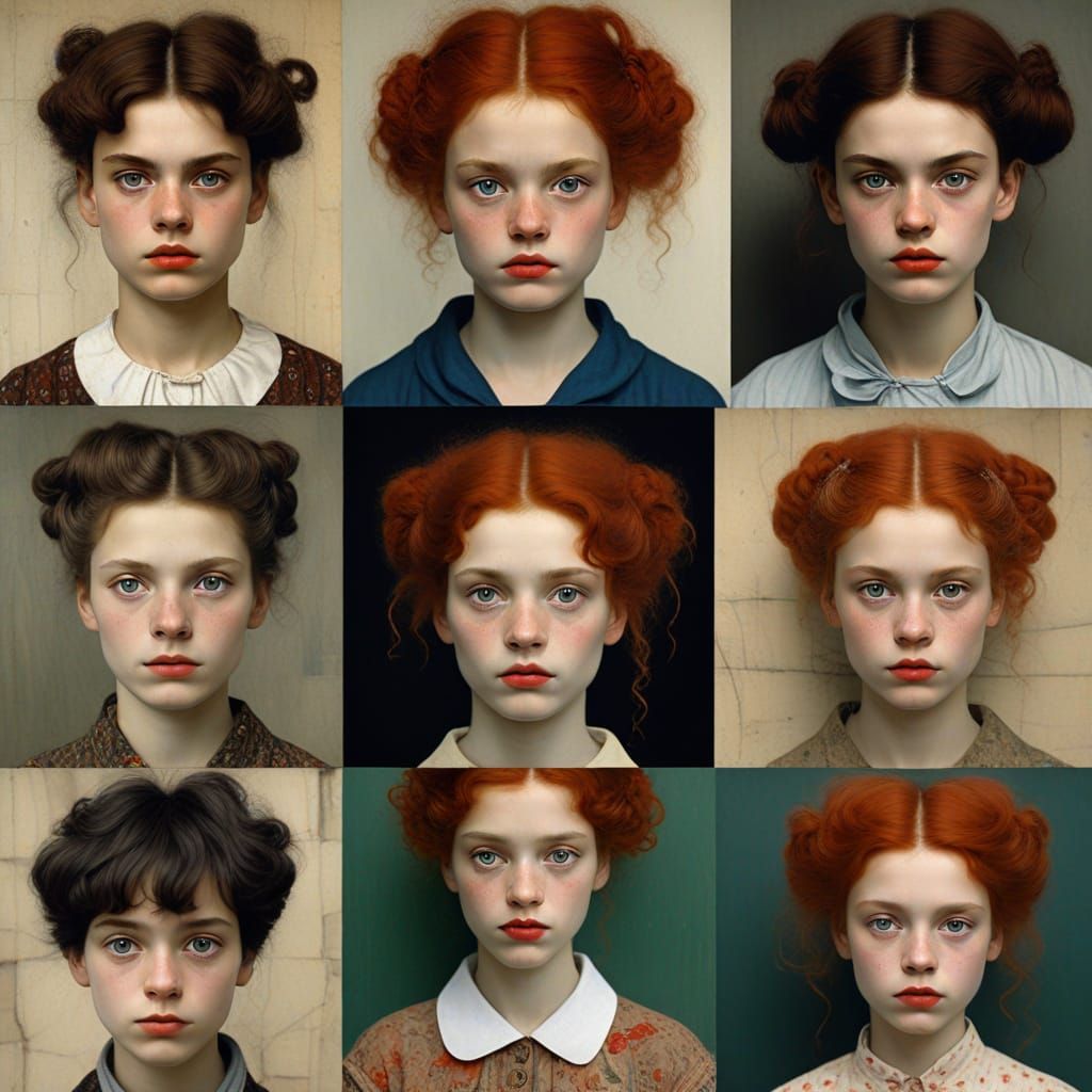 Ethereal Portraits in Vibrant Autochrome Style - AI Art