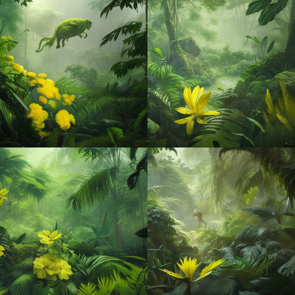 Jungle - AI Generated Artwork - NightCafe Creator