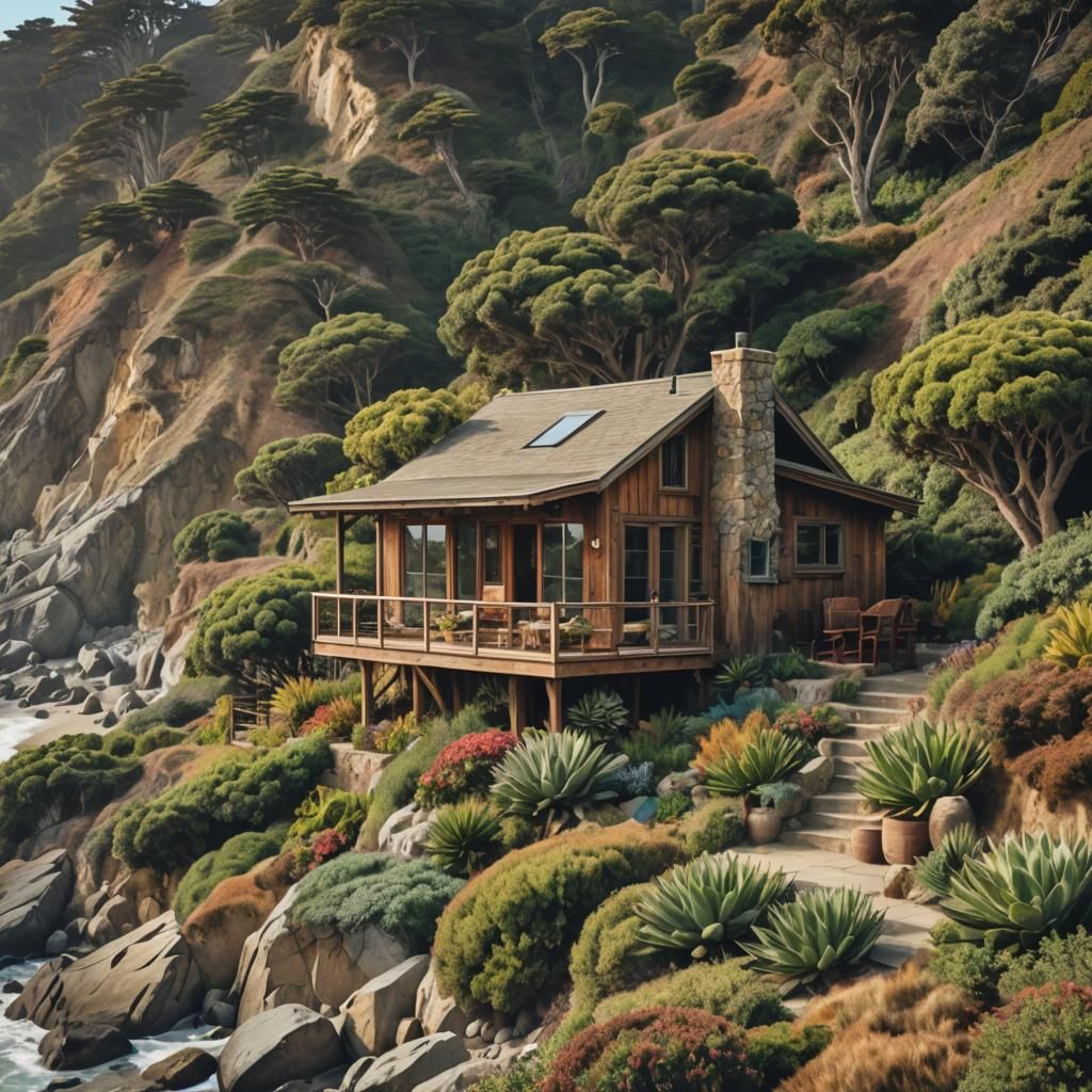 Small rustic home - AI Generated Artwork - NightCafe Creator