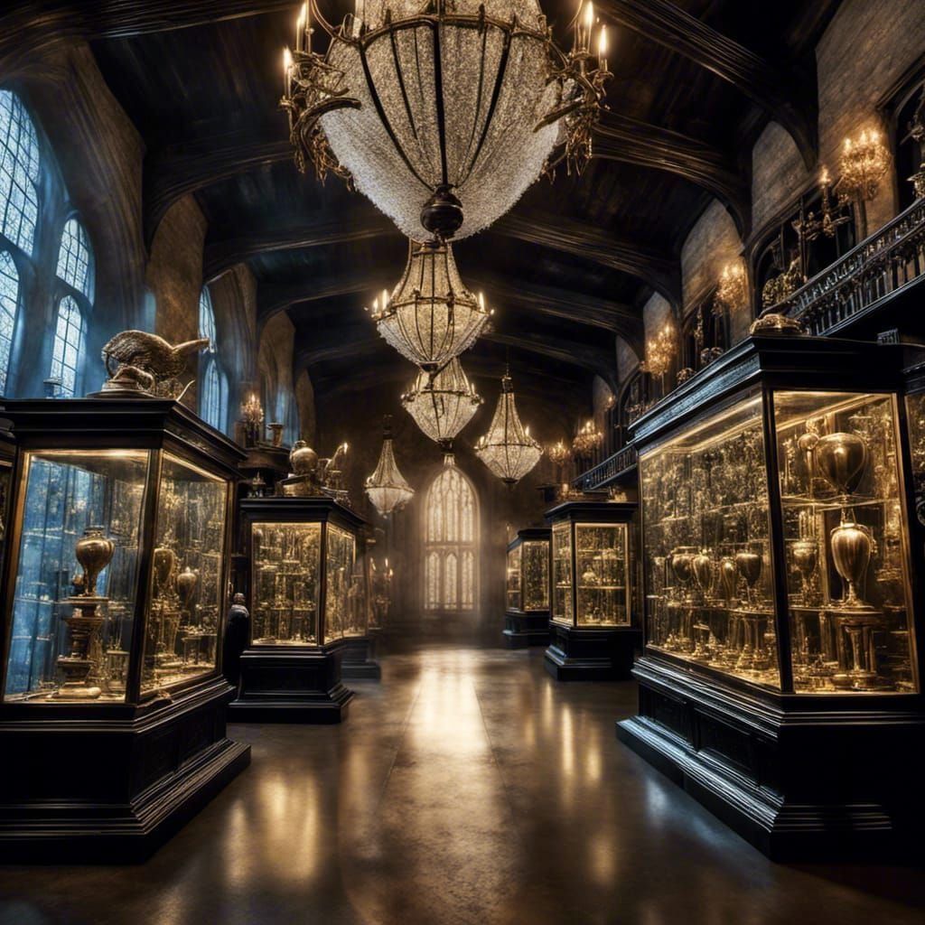 Hogwarts Trophy Room (2 images) - AI Generated Artwork - NightCafe Creator