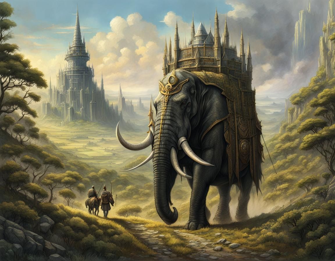 Oliphaunt of the South - AI Generated Artwork - NightCafe Creator