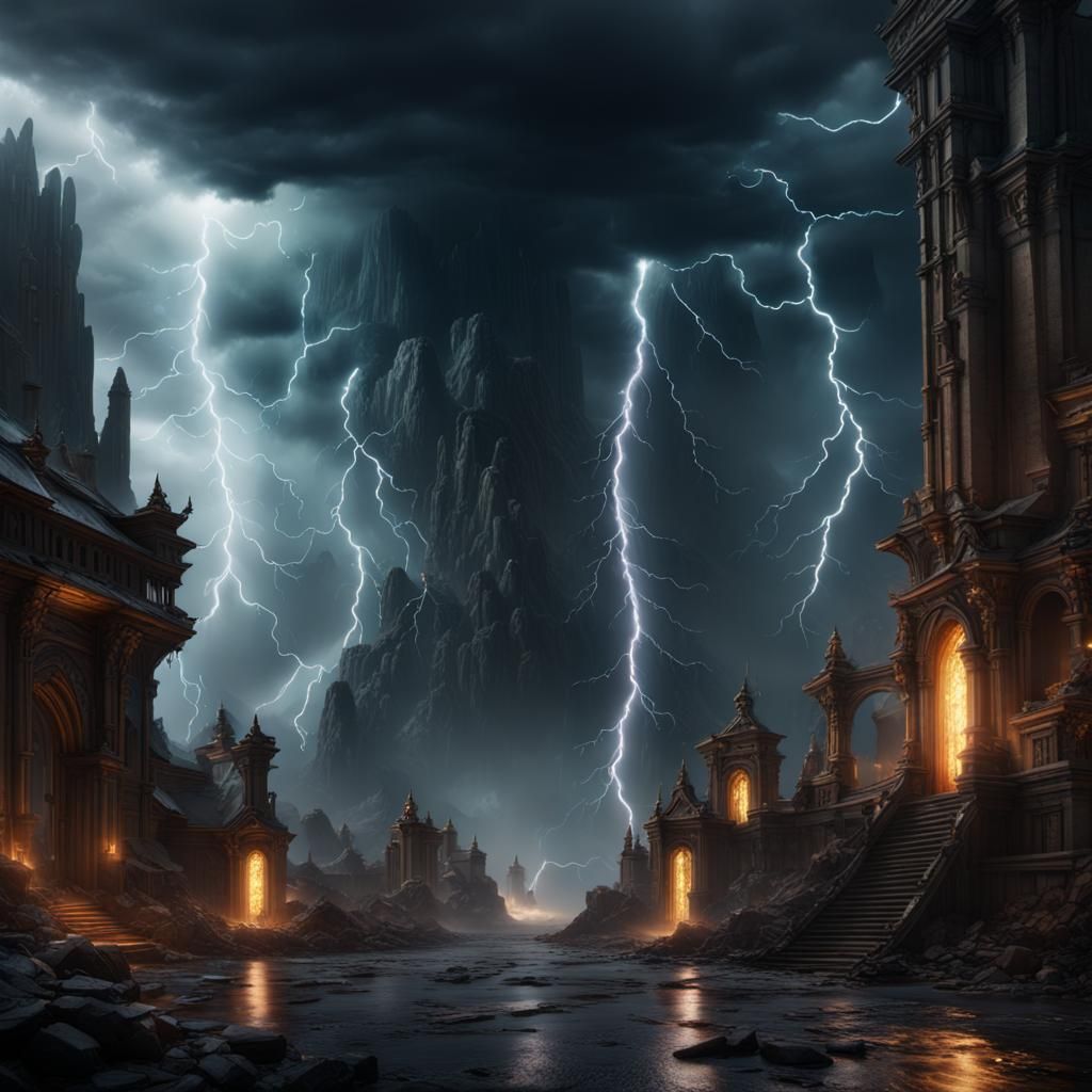 lighting realm - AI Generated Artwork - NightCafe Creator