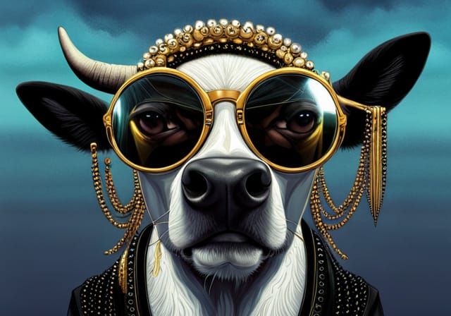 Snoop Coww - AI Generated Artwork - NightCafe Creator