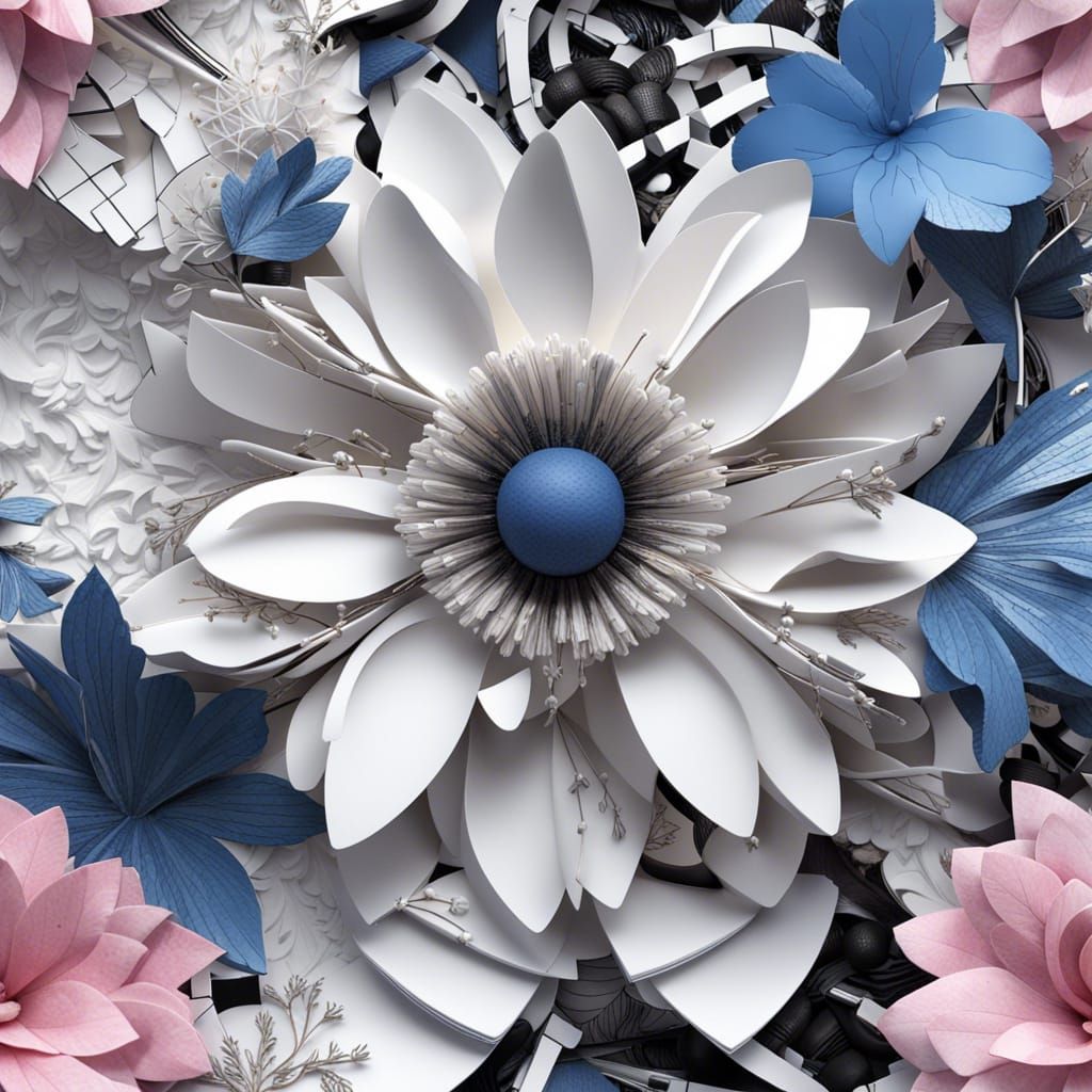 Trash Flowers - AI Generated Artwork - NightCafe Creator