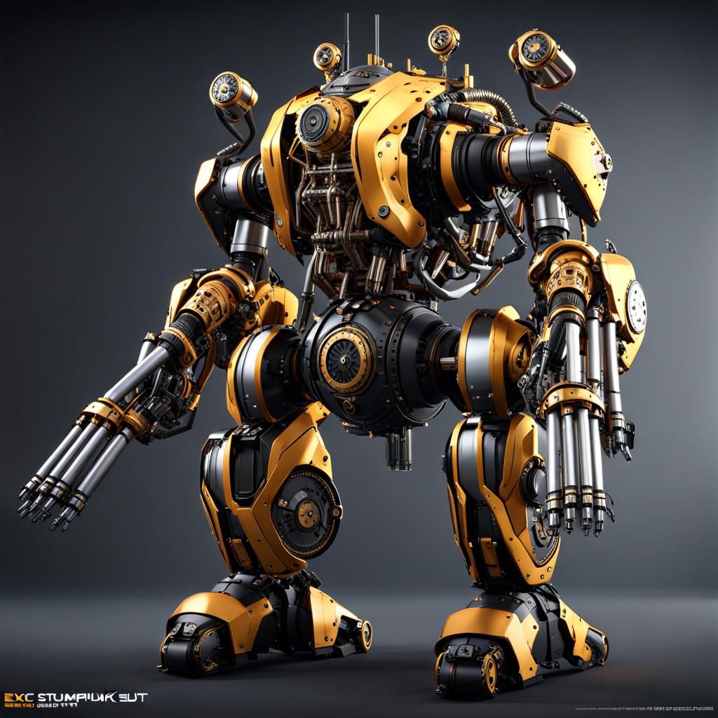 The Quest for the Steampunk Exosuit Continues... - AI Generated Artwork ...