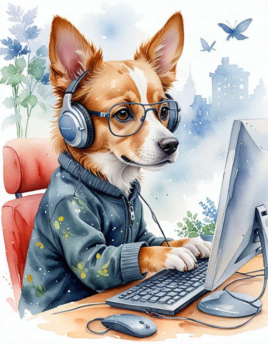 Dog - programmer - Dog - programmer