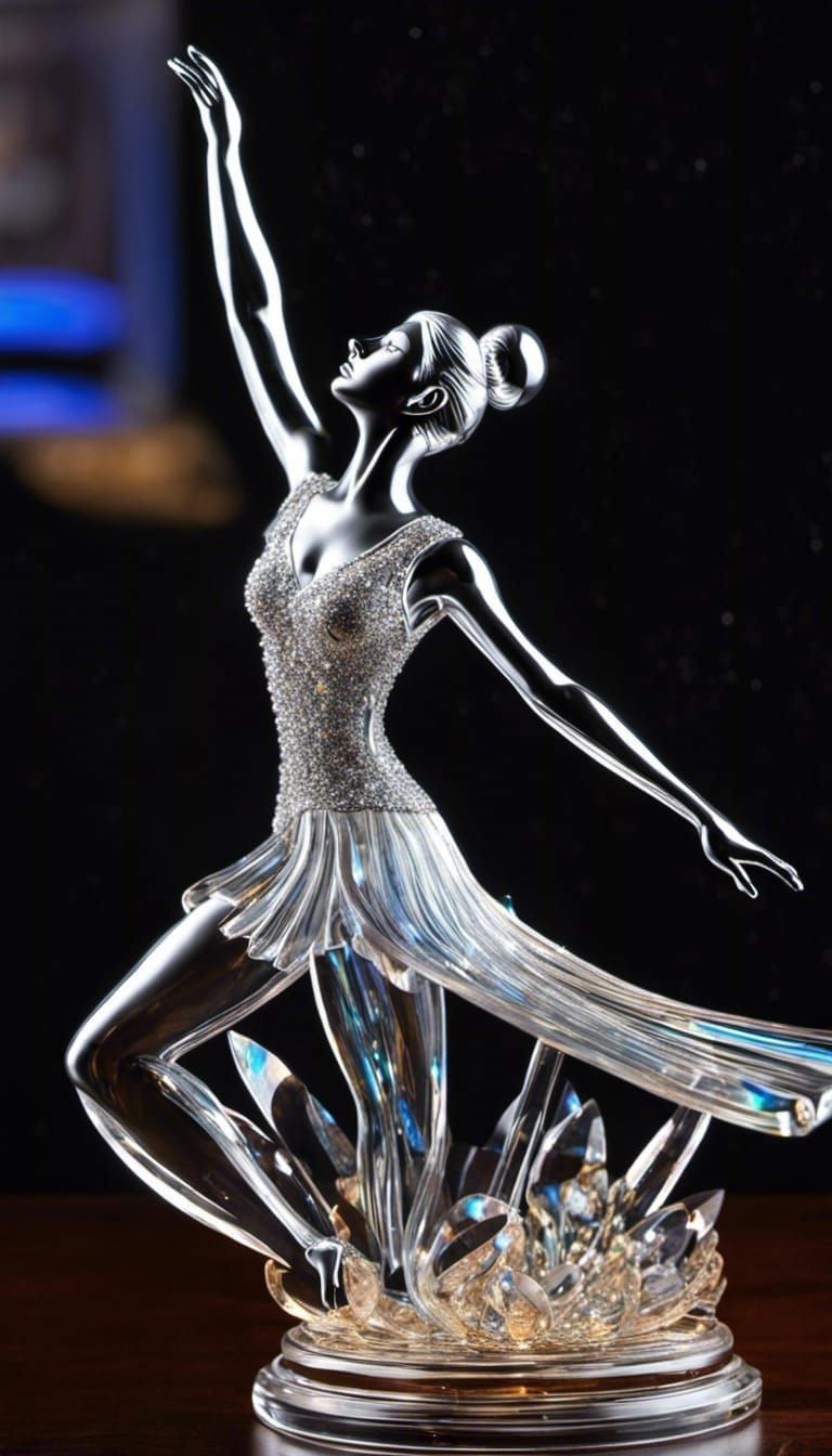 Crystal Ballerina - AI Generated Artwork - NightCafe Creator