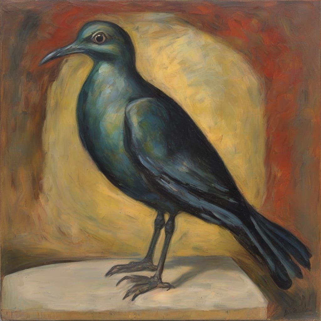 Renaissance-Inspired Celestial Dove - AI Art