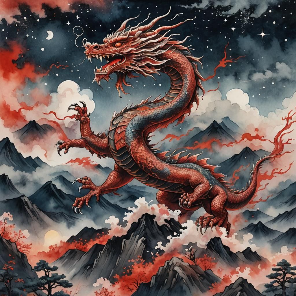 Dragon - AI Generated Artwork - NightCafe Creator