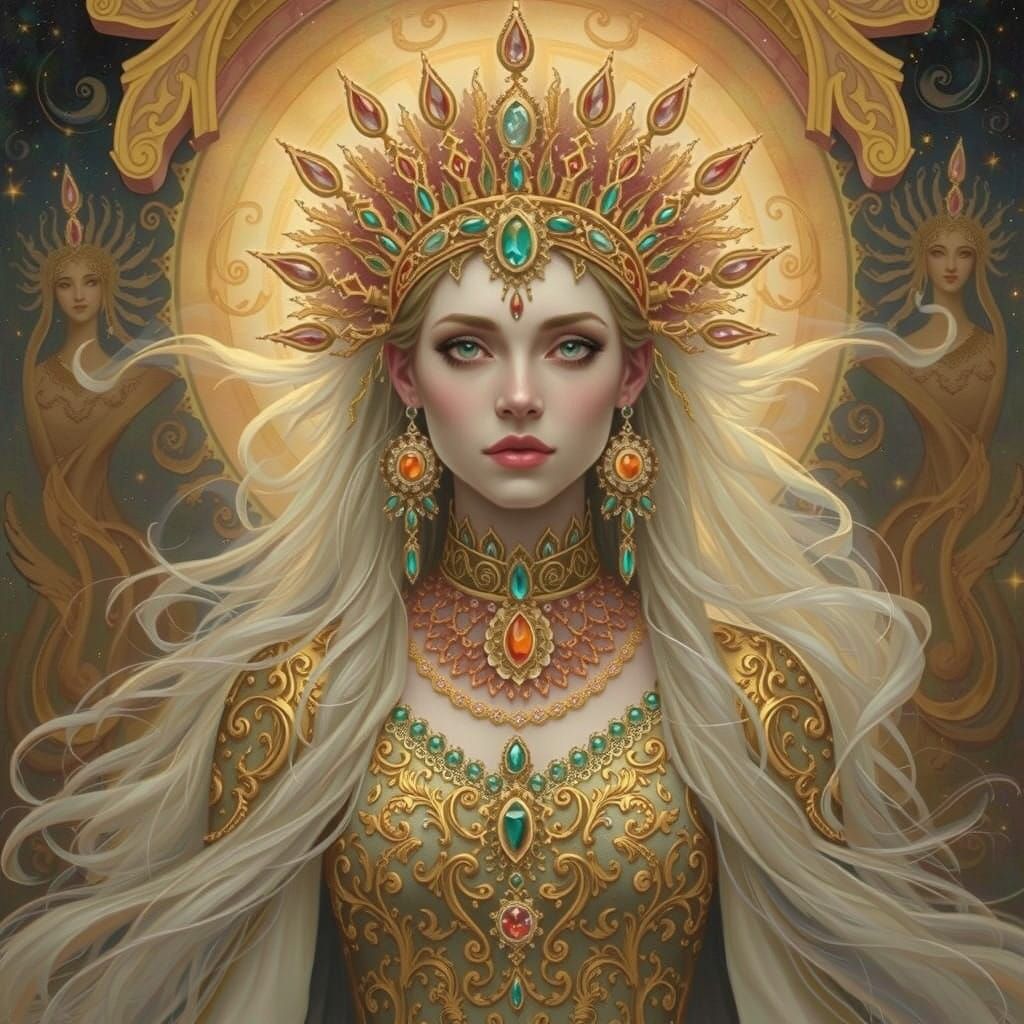 Mystical Queen of Dreamlike Realms - AI Art