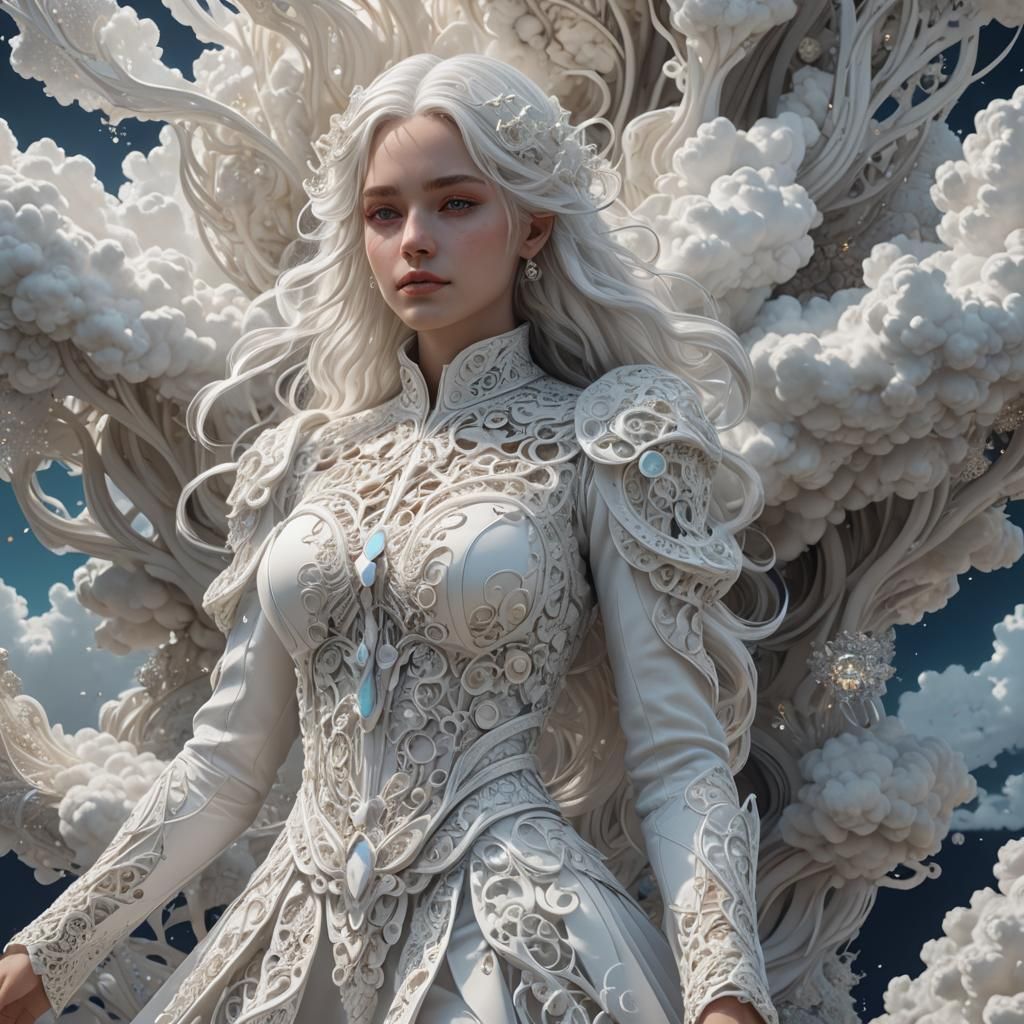 Clouds goddess - AI Generated Artwork - NightCafe Creator