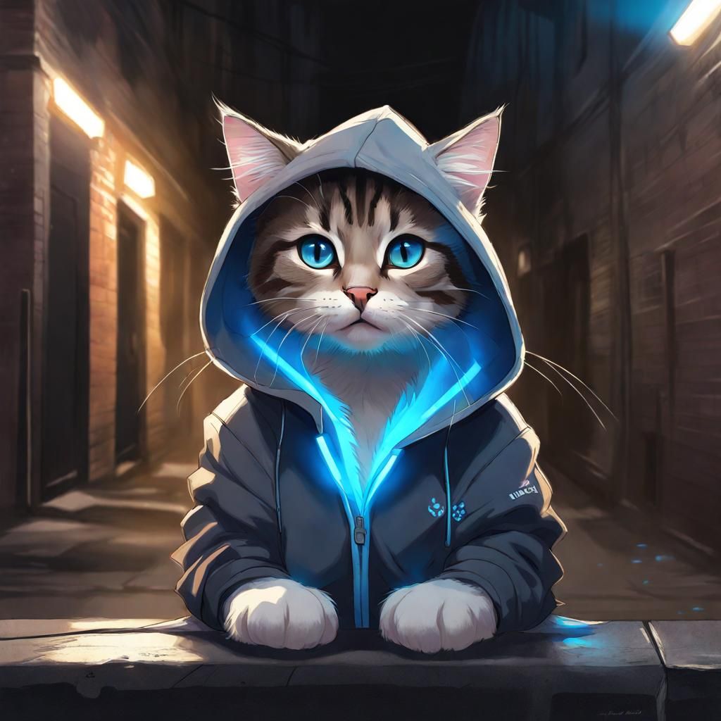 Power Kitty - AI Generated Artwork - NightCafe Creator