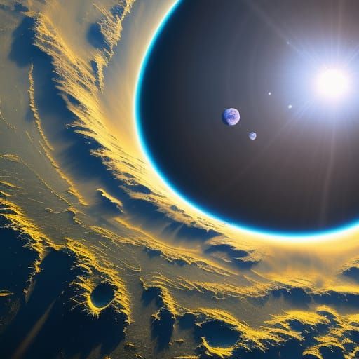 Planetary Flyby: Giant Mirror in the Middle of the Desert - AI ...