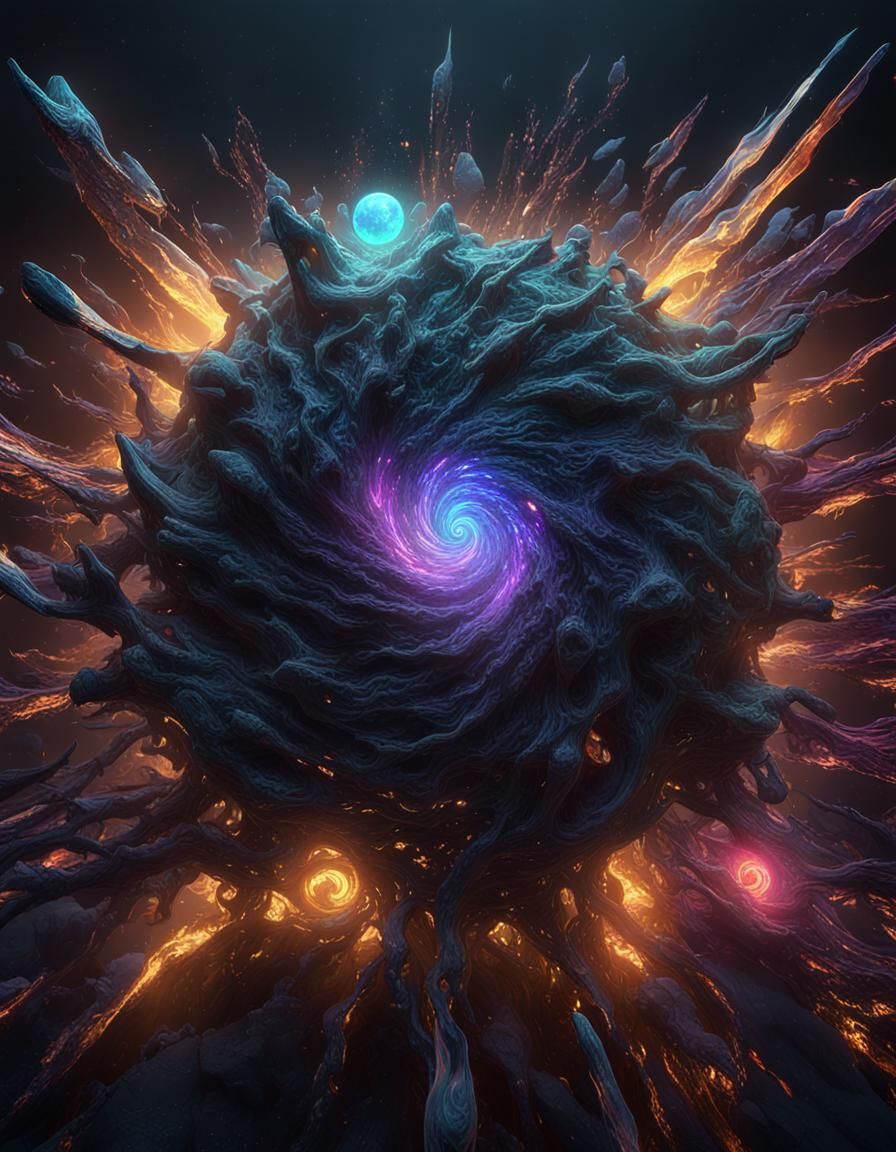 Explosion - AI Generated Artwork - NightCafe Creator