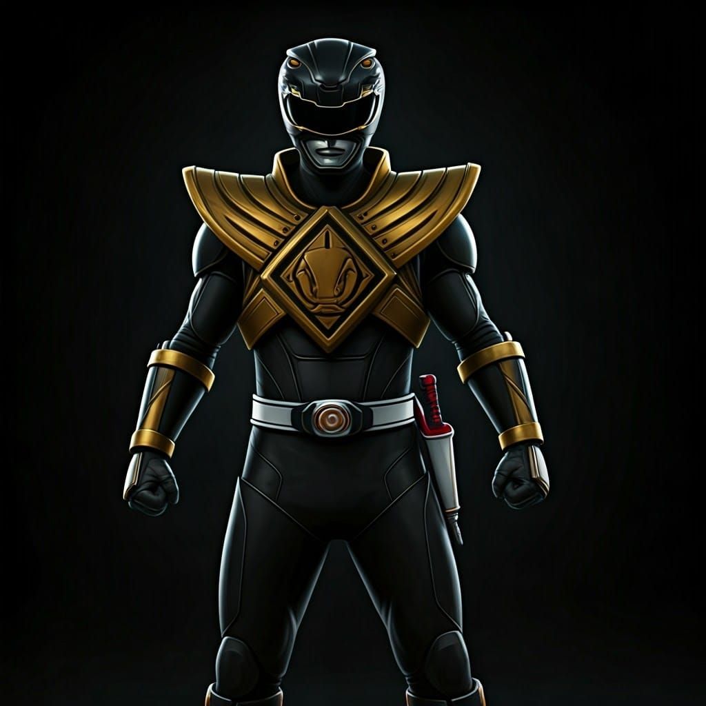 Black Power Ranger Costume - Black Power Ranger Costume
