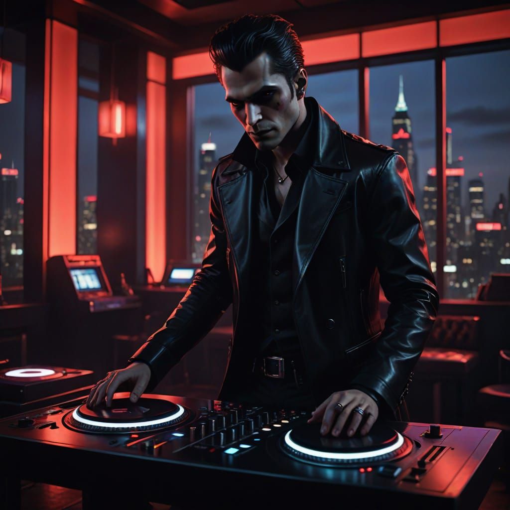 Midnight Mix: The Vampire DJ - Gothic DJ Spins Records in Ne...