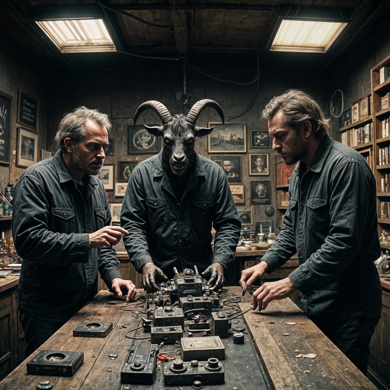 Dark Mechanic's Lair: Horrifying Demon Crafted by ... - AI Art