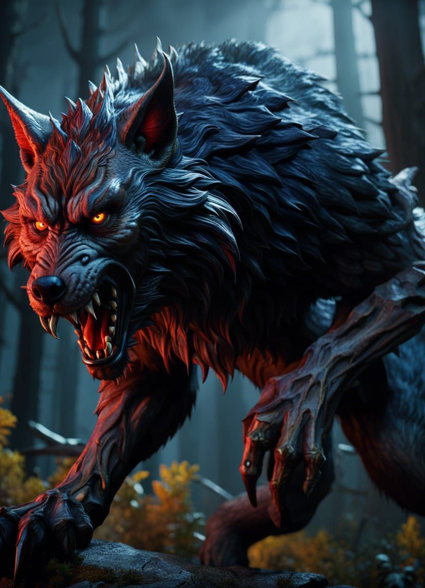 werewolf - AI Generated Artwork - NightCafe Creator
