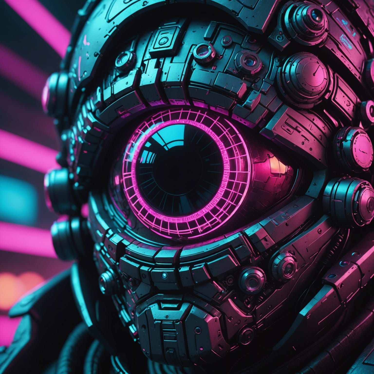 eye cyberpunk - AI Generated Artwork - NightCafe Creator