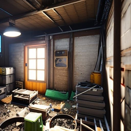 The hoarder - AI Generated Artwork - NightCafe Creator