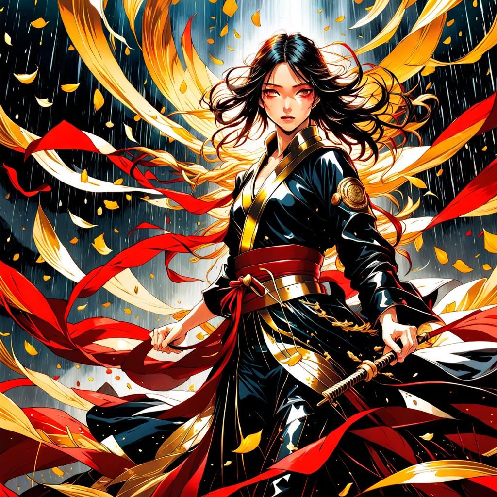 Warrior Angie - AI Generated Artwork - NightCafe Creator