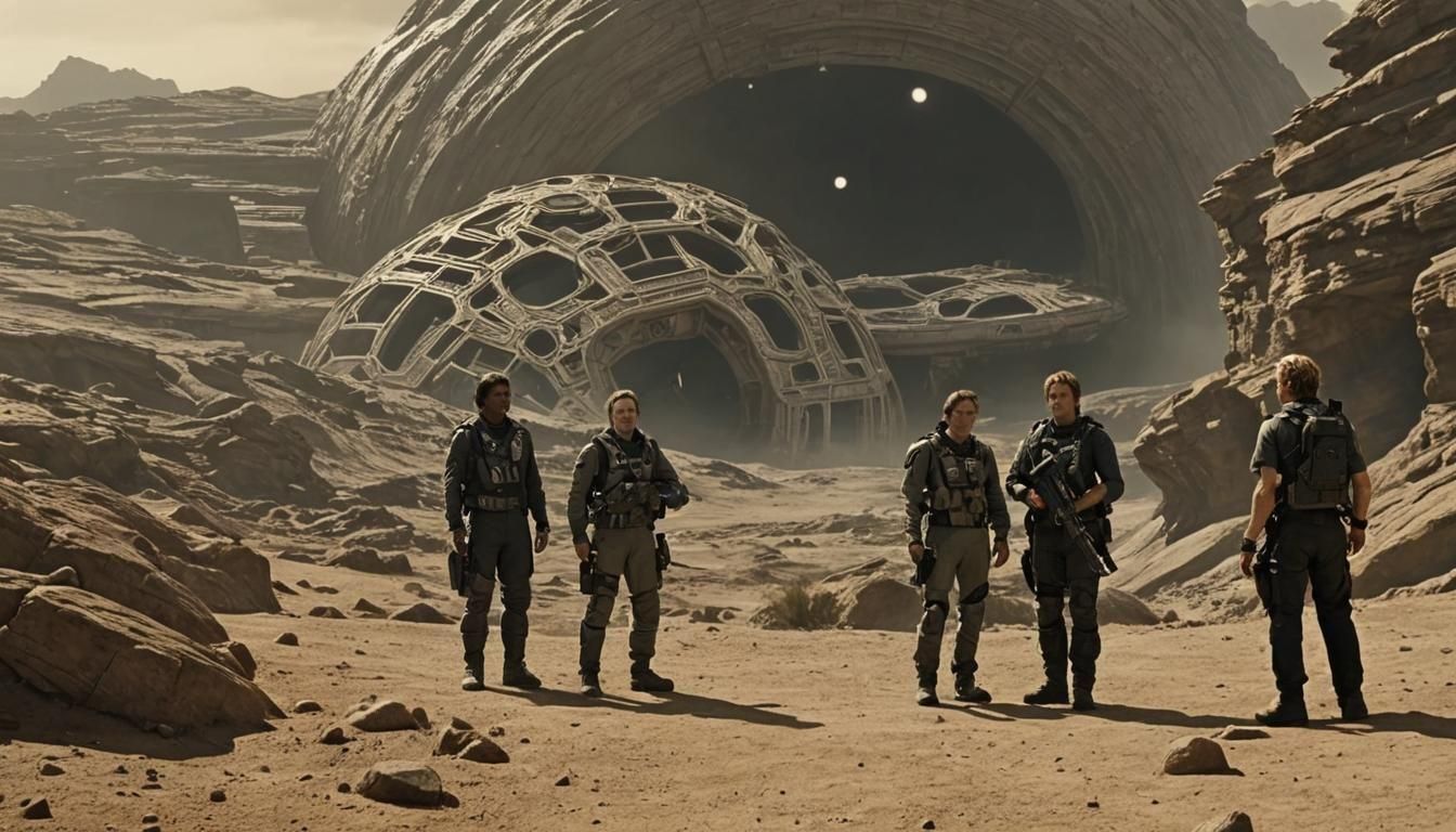 team Stargate exploring a strange planet - AI Generated Artwork ...