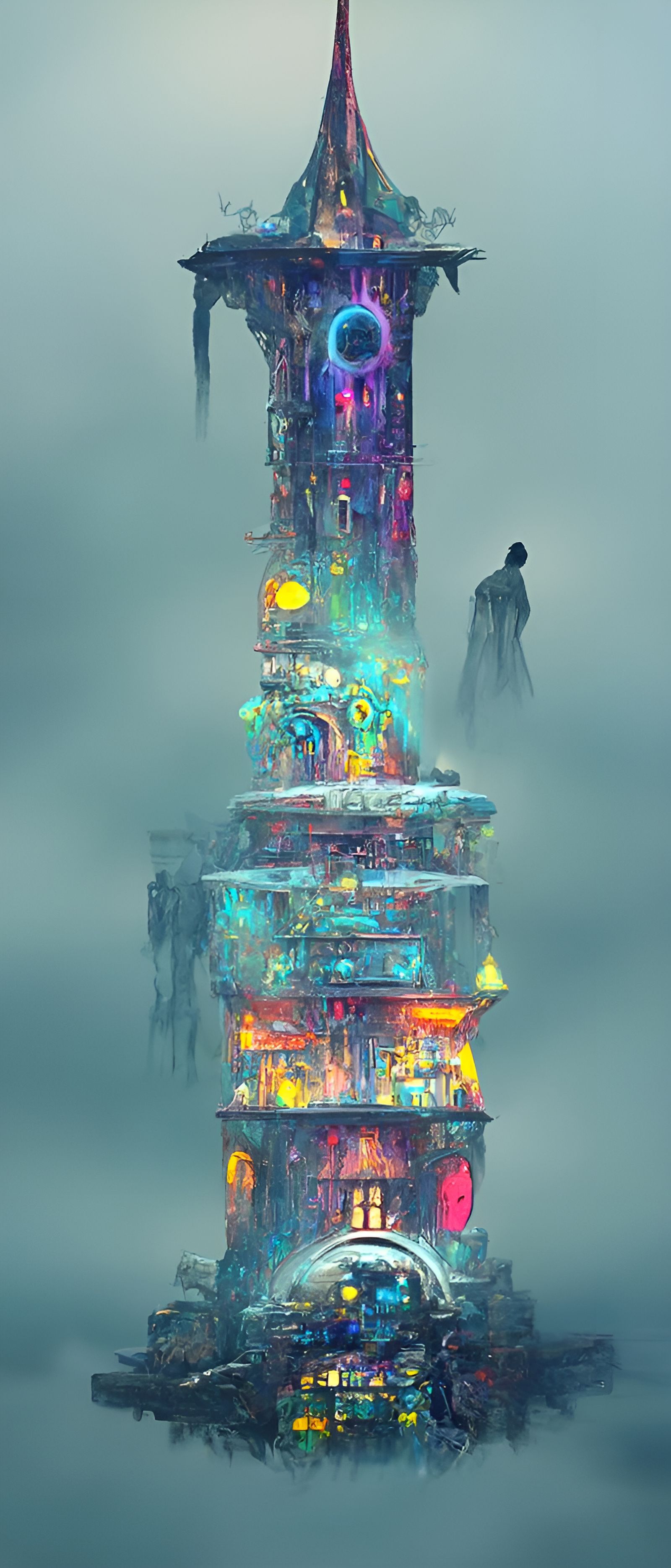 Wizard Tower : r/nightcafe