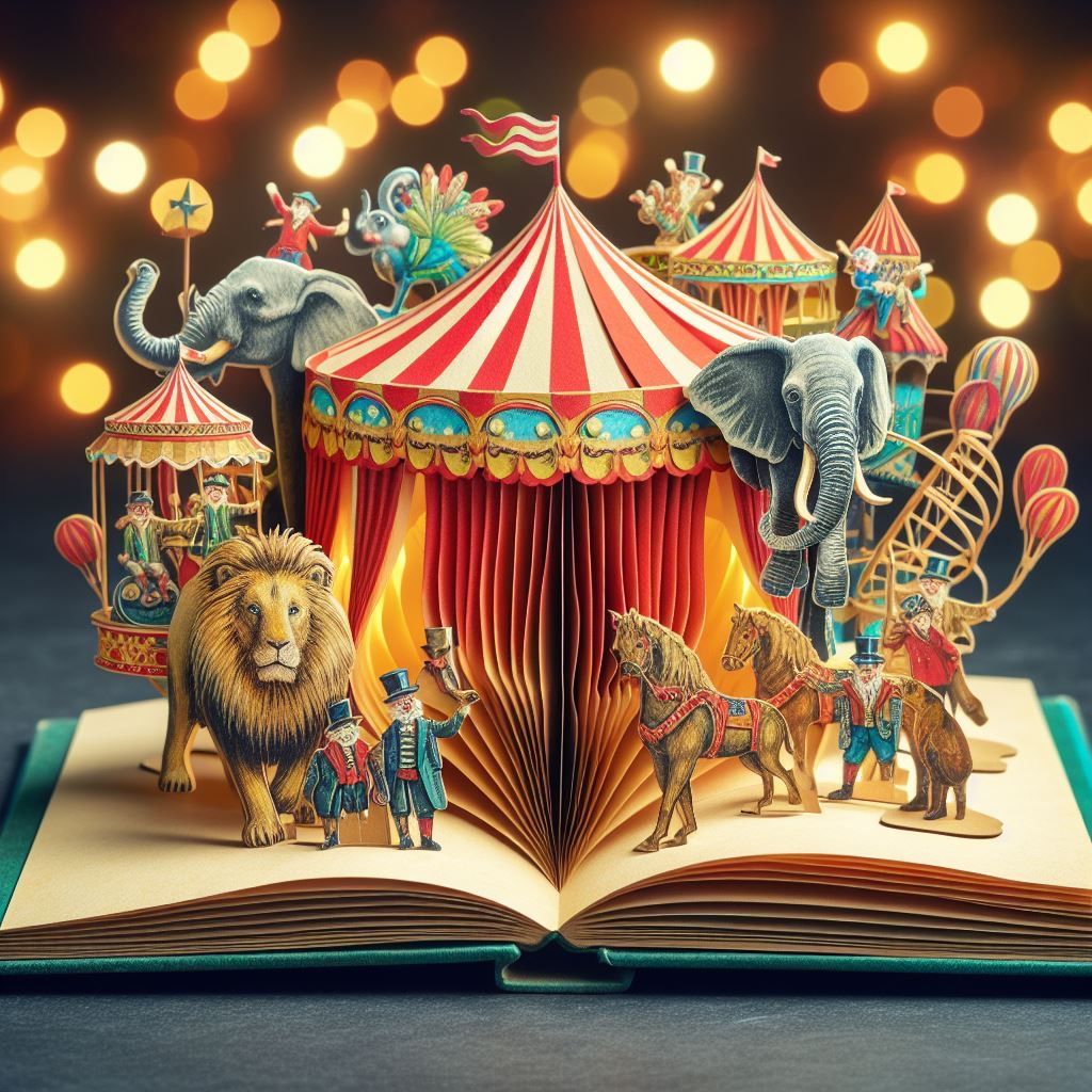 Circus Pop-Up Book 🎪 - AI Generated Artwork - NightCafe Creator