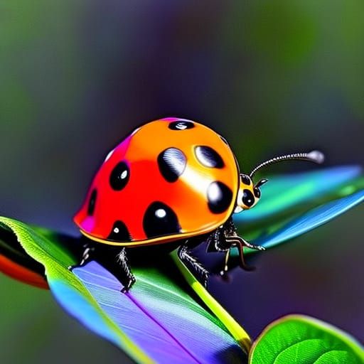 Lady bug - AI Generated Artwork - NightCafe Creator