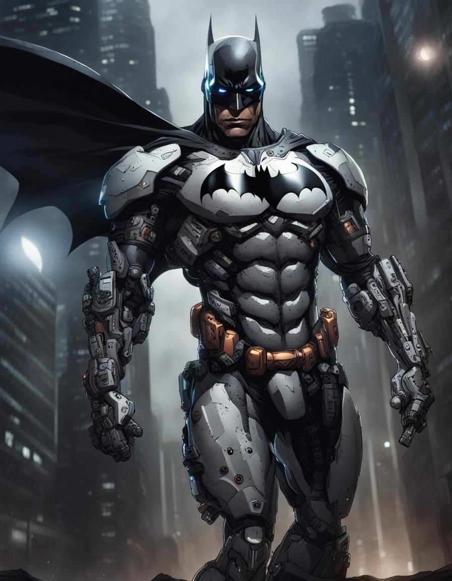 Cyborg batman 1 - AI Generated Artwork - NightCafe Creator