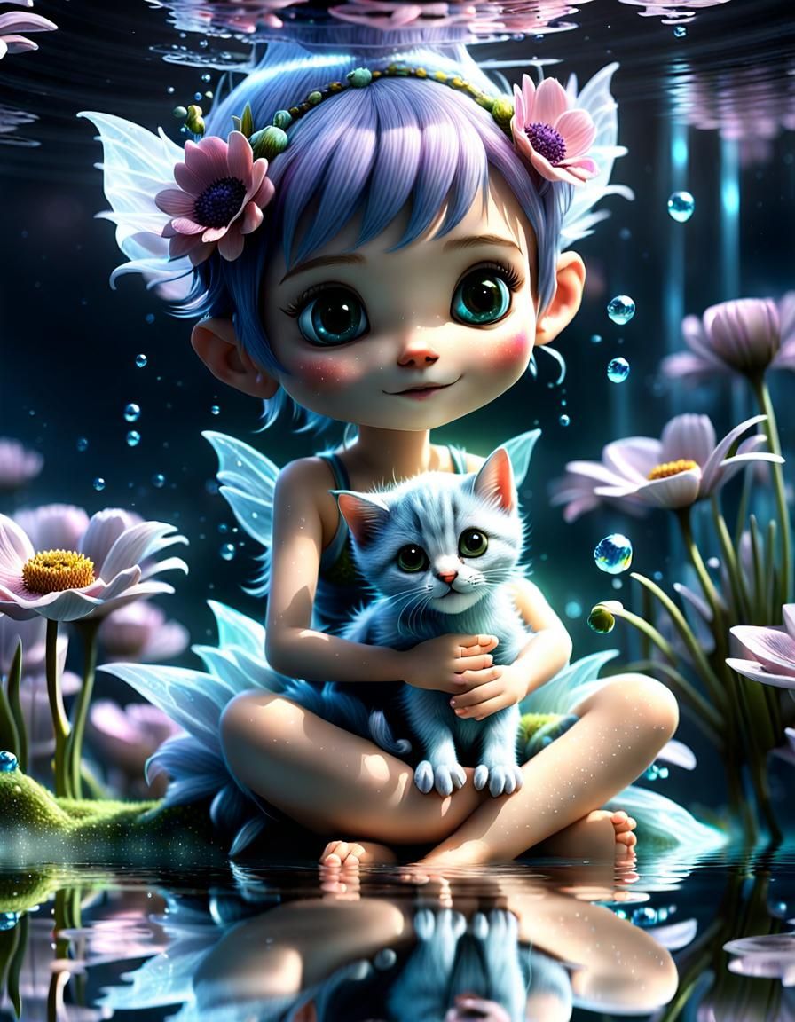 Magical Portrait Of A Pixie - AI Generated Artwork - NightCafe Creator