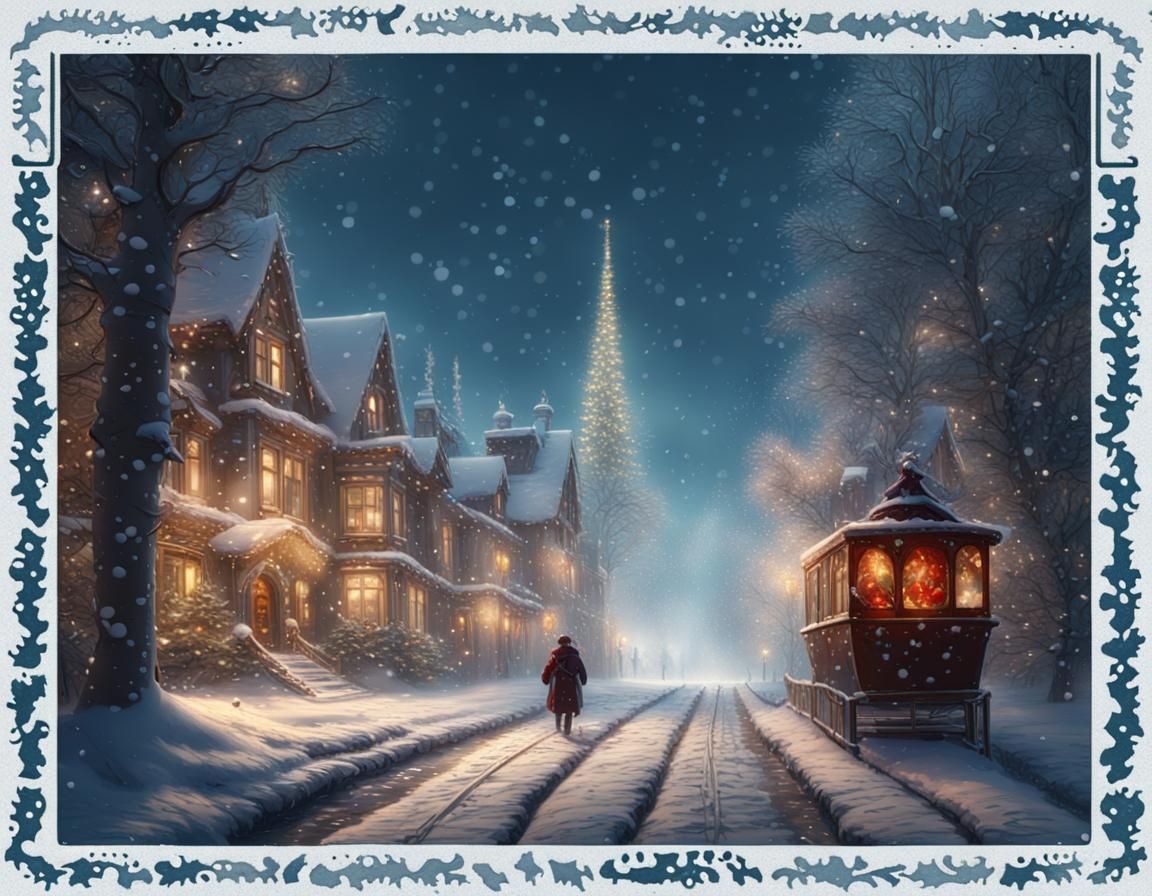 Christmas Card Ai Generated Artwork Nightcafe Creator