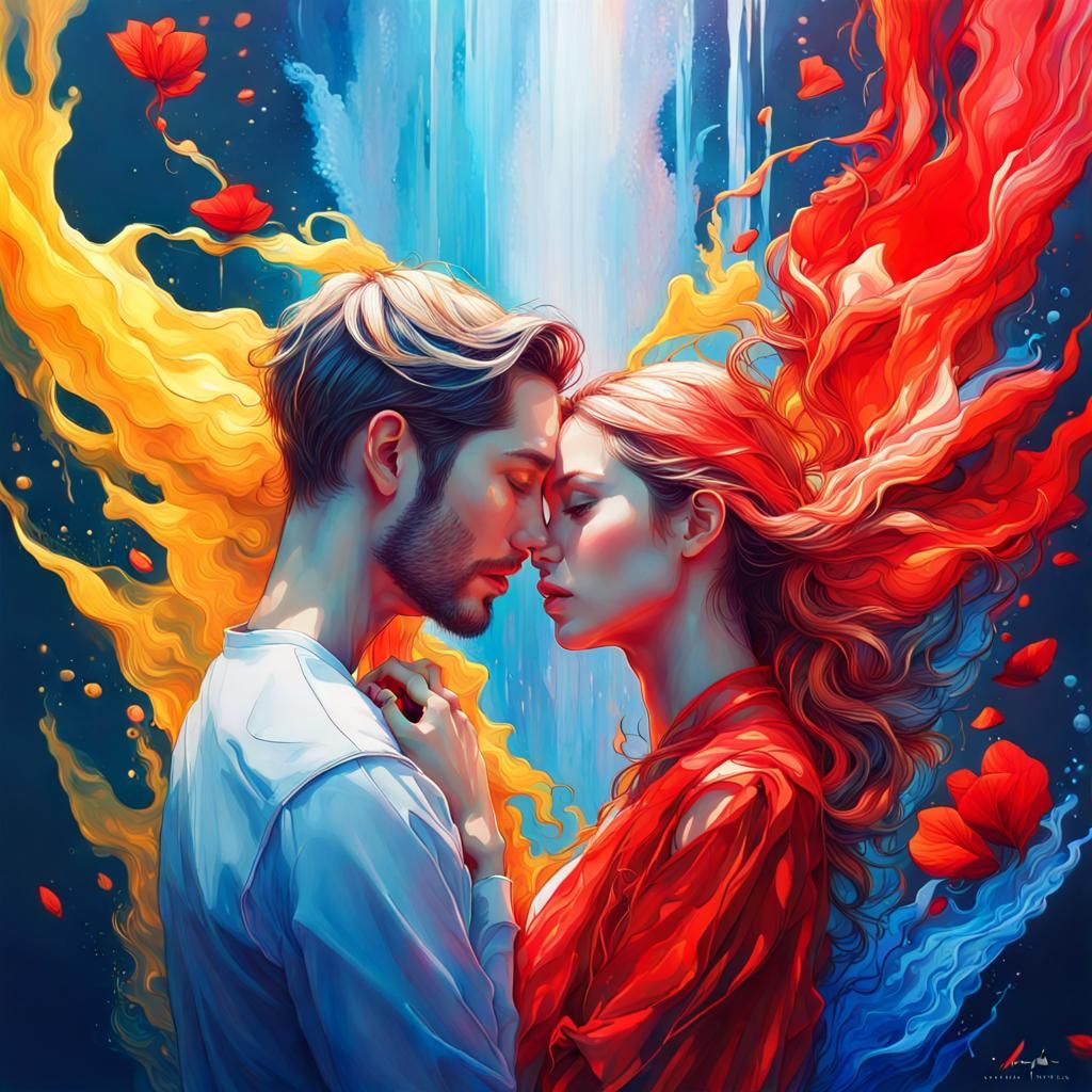 Colour Collision - AI Generated Artwork - NightCafe Creator