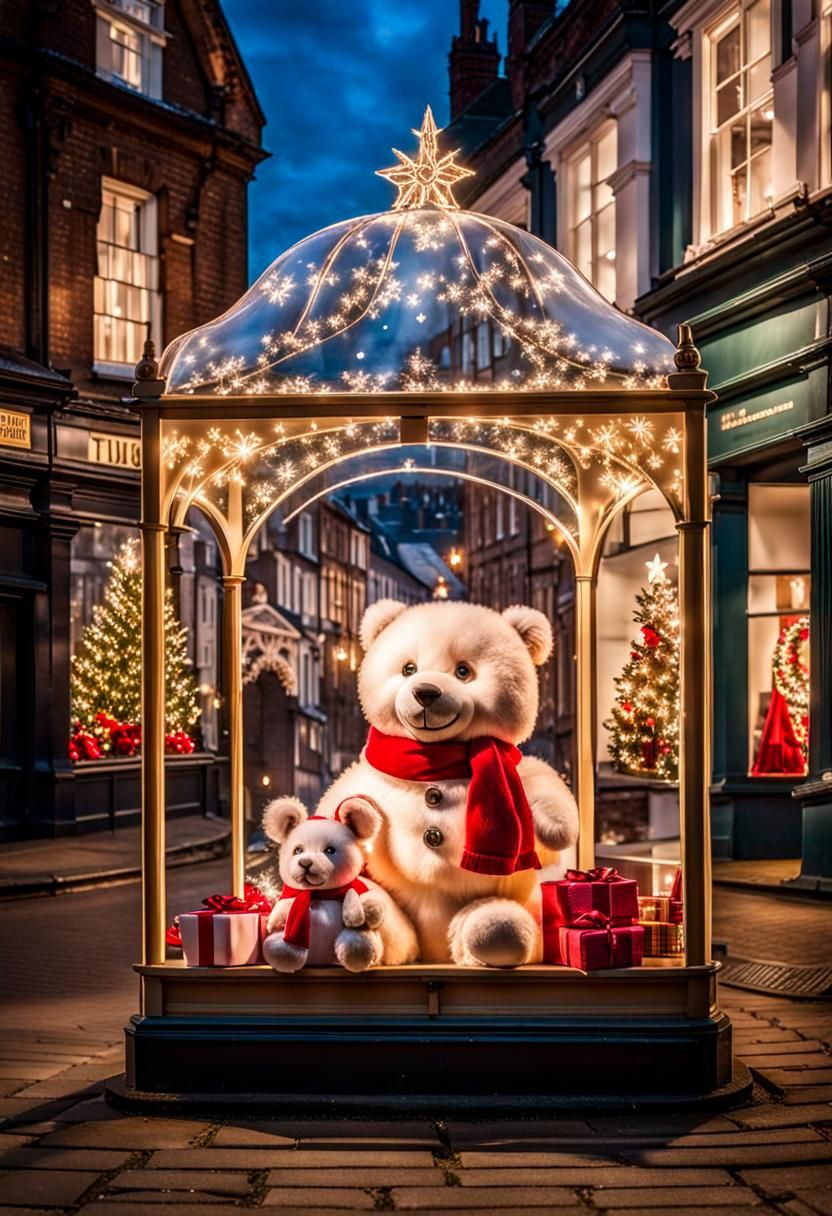 Transparent insubstantial projection of adorable cute cuddly happy ...