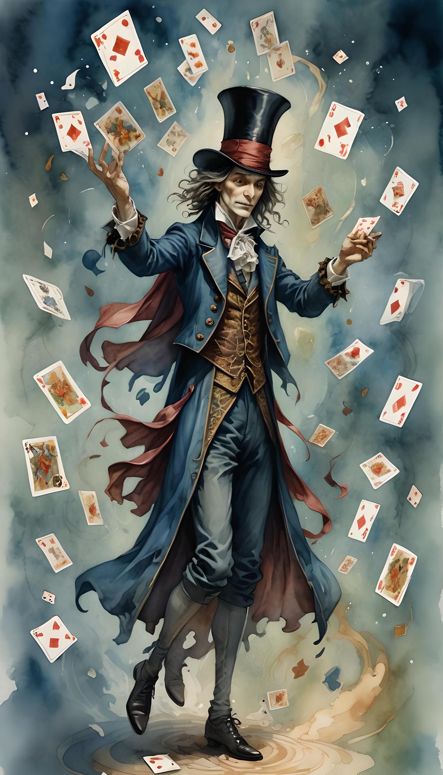 The Master Of Cards - AI Generated Artwork - NightCafe Creator