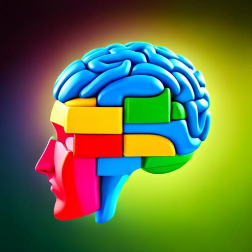 Block brain - AI Generated Artwork - NightCafe Creator