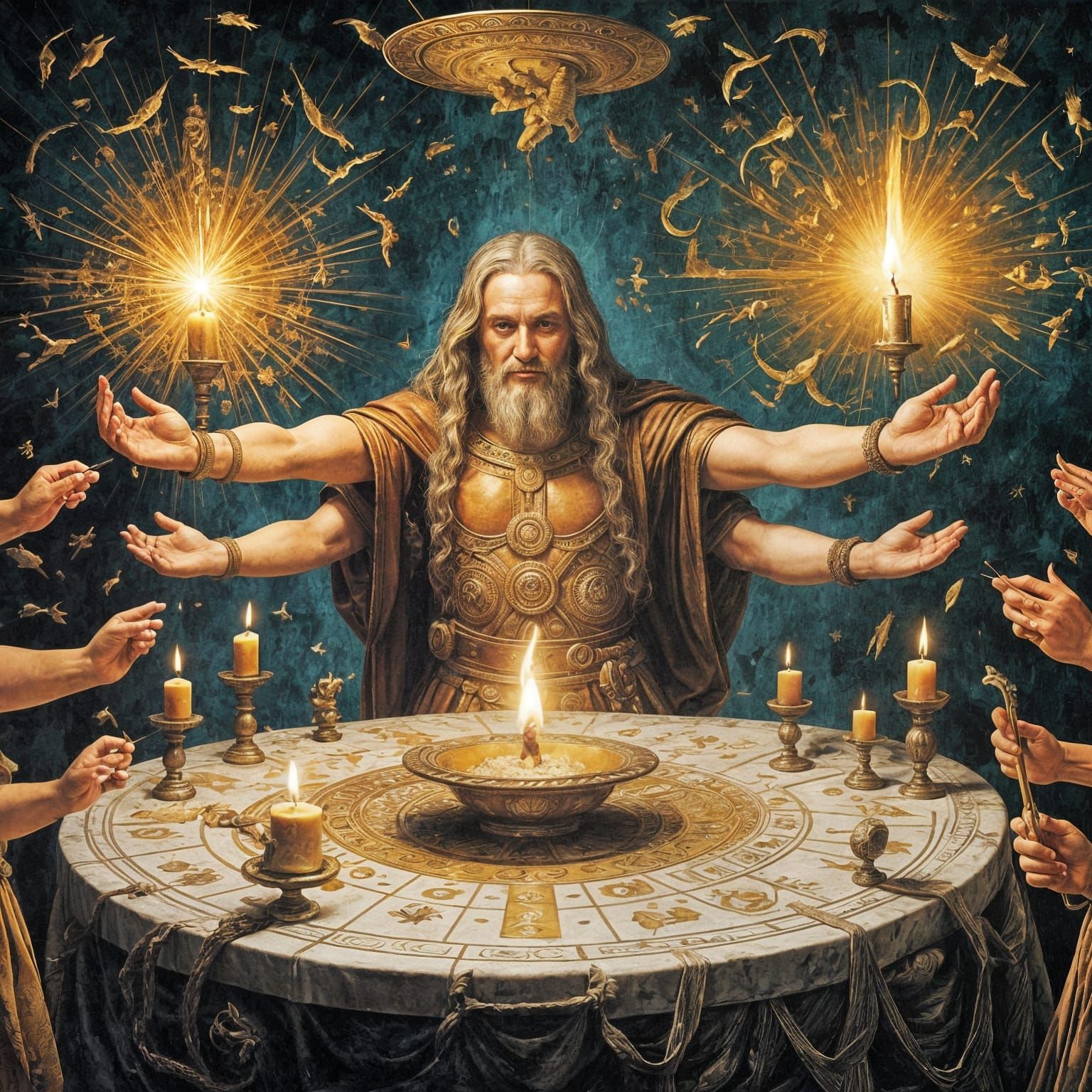 Leonardo da Vinci Envisions Gravity-Defying Machin... - AI Art