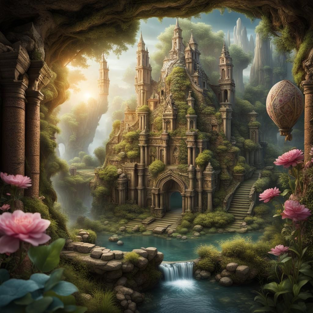 ultra-sharp, ultra-detailed, ""Immerse viewers in a captivating fantasy ...