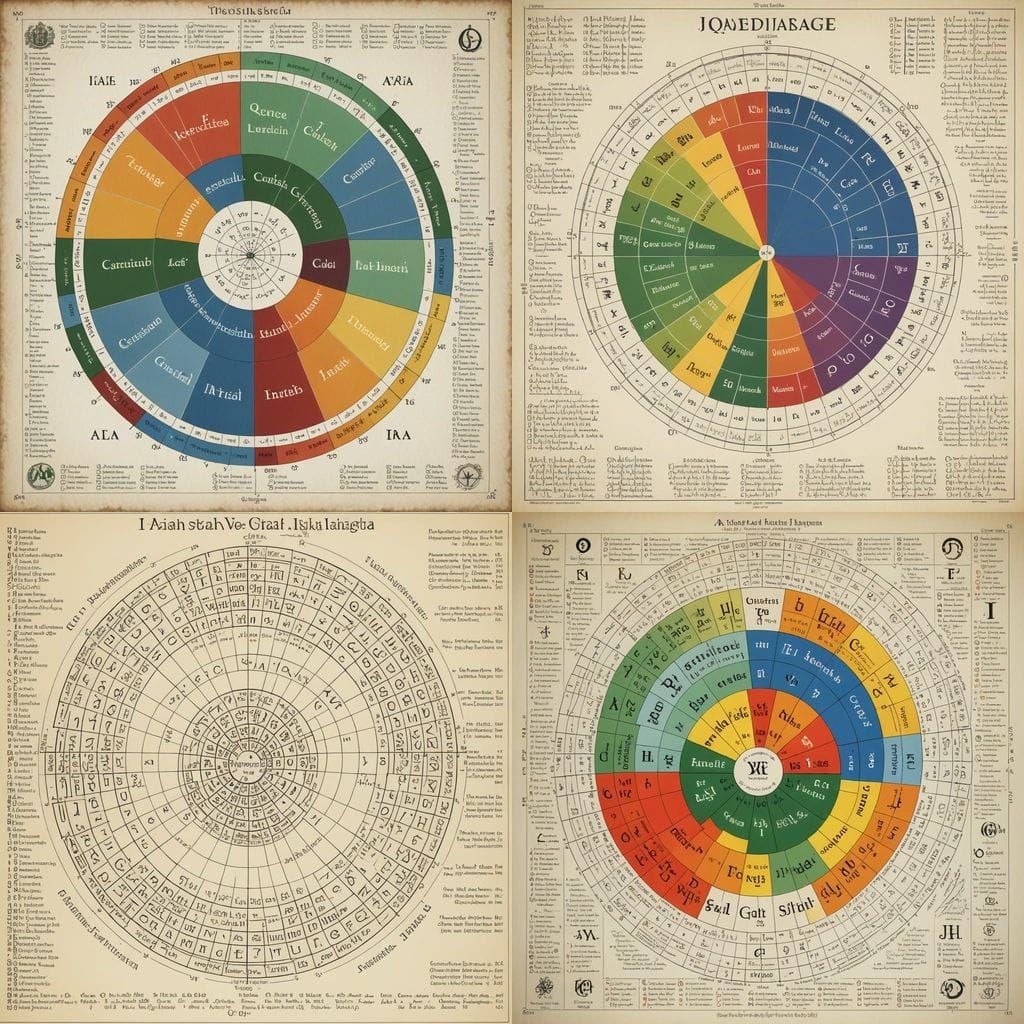 Linguistic Chart of Irish Gaelic Vowels in IPA Sym... - AI Art