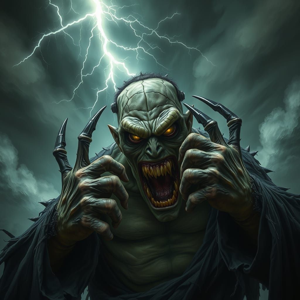 The Creature 1.1 - Gothic Creature Defies the Tempest