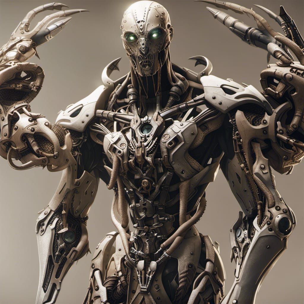 Friendly (?) Machine - AI Generated Artwork - NightCafe Creator