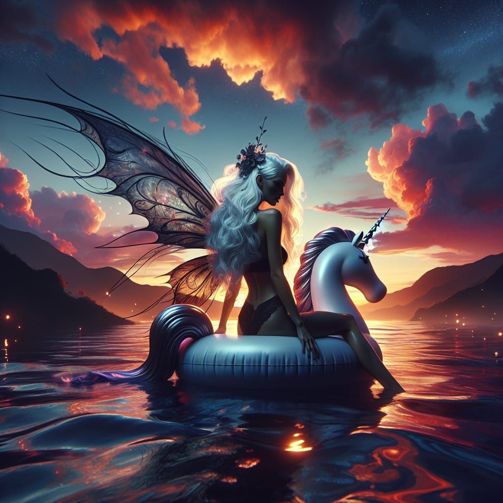 Relaxing Fae - AI Generated Artwork - NightCafe Creator