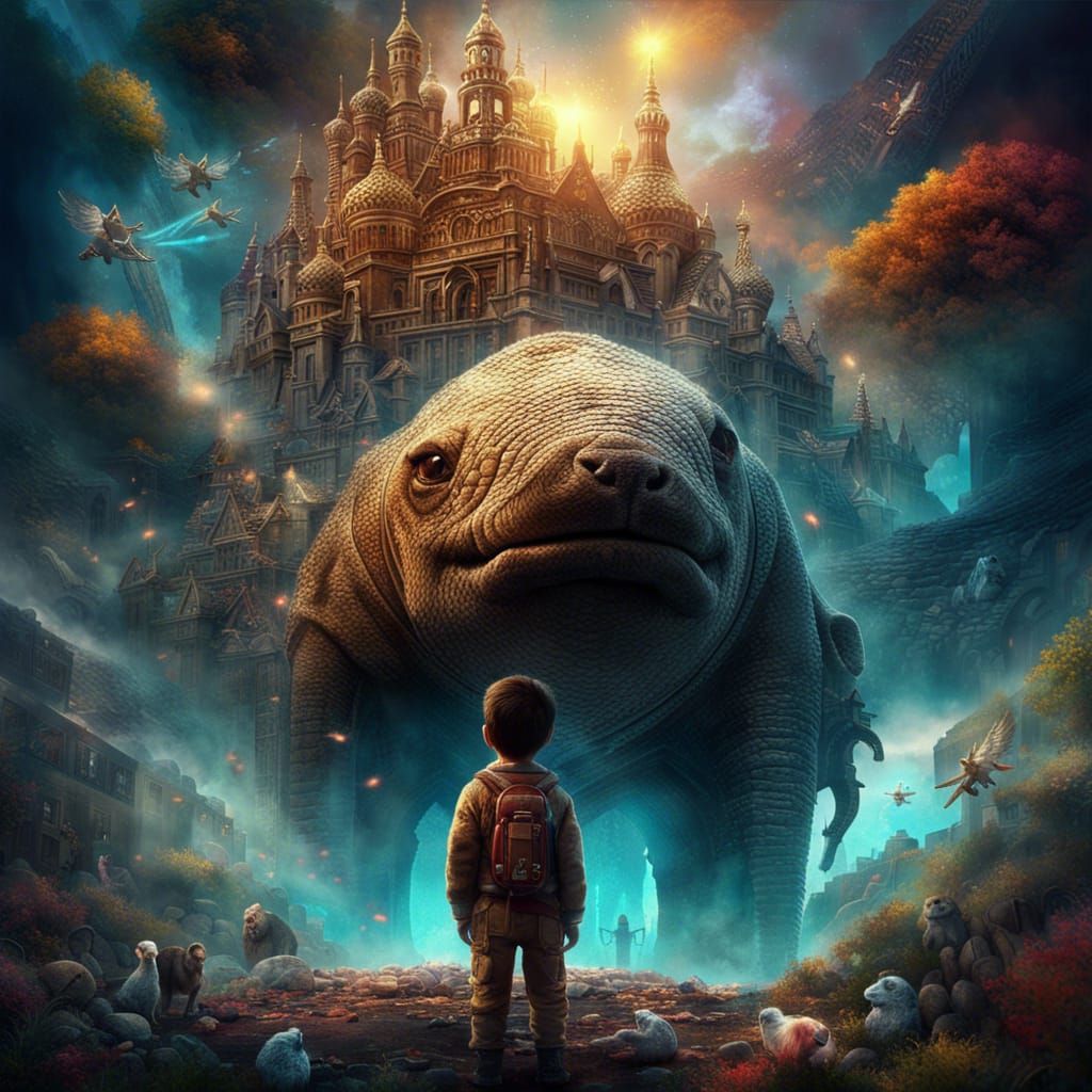 Little discoverer - AI Generated Artwork - NightCafe Creator