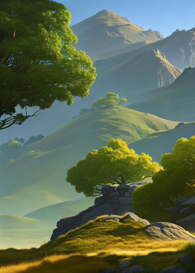 Detailed Landscape Painting : r/nightcafe