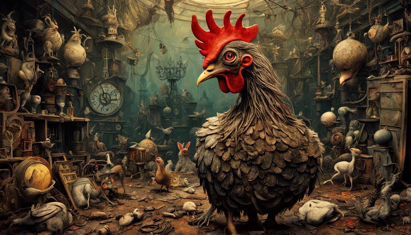 THE CHICKEN RULES IN THIS CRYPTID ROOST