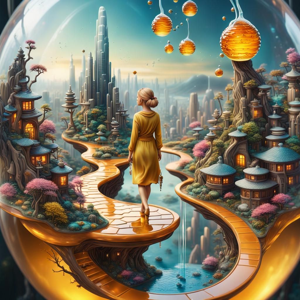 The Honey Path. - AI Generated Artwork - NightCafe Creator
