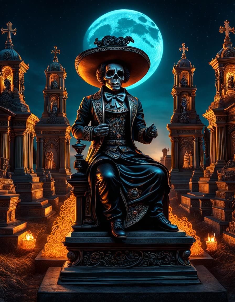 El Catrín - AI Generated Artwork - NightCafe Creator